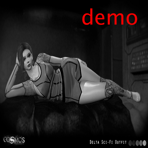 Second Life Marketplace Cosmos Delta Sci Fi Outfit Demo